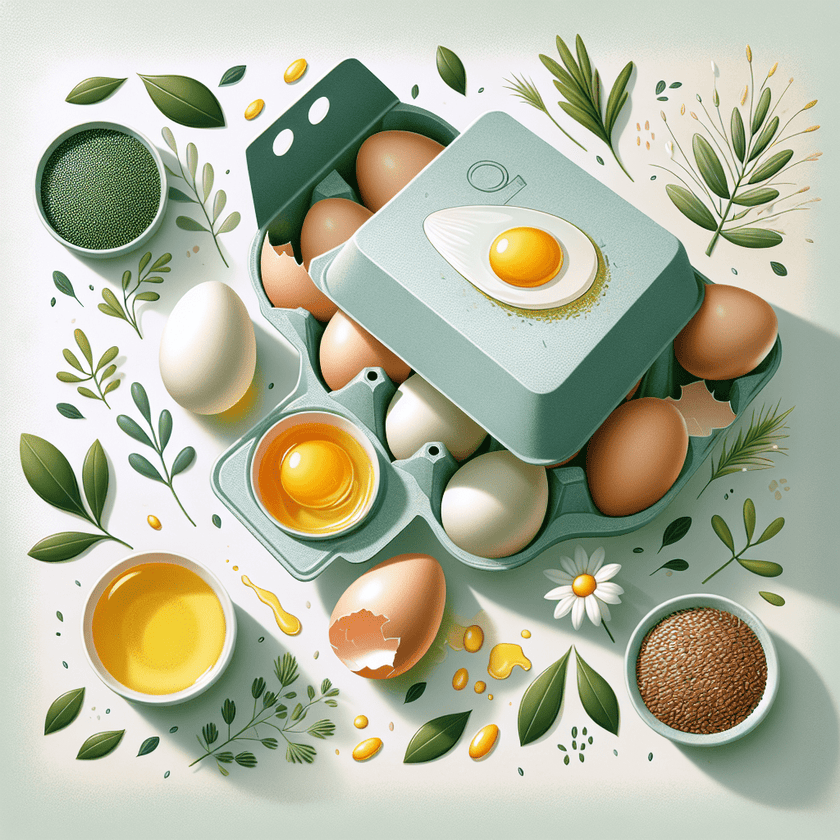 How much omega 3 is in an egg? – Topvitamine